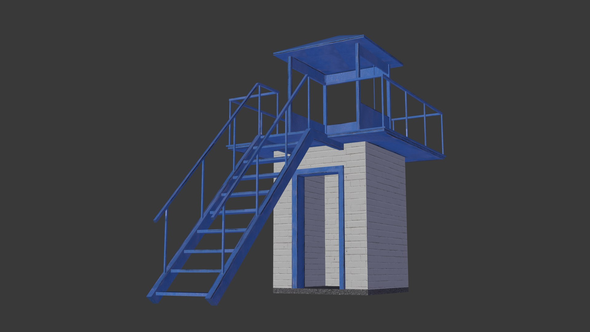 3D Security Tower Model - TurboSquid 1199690