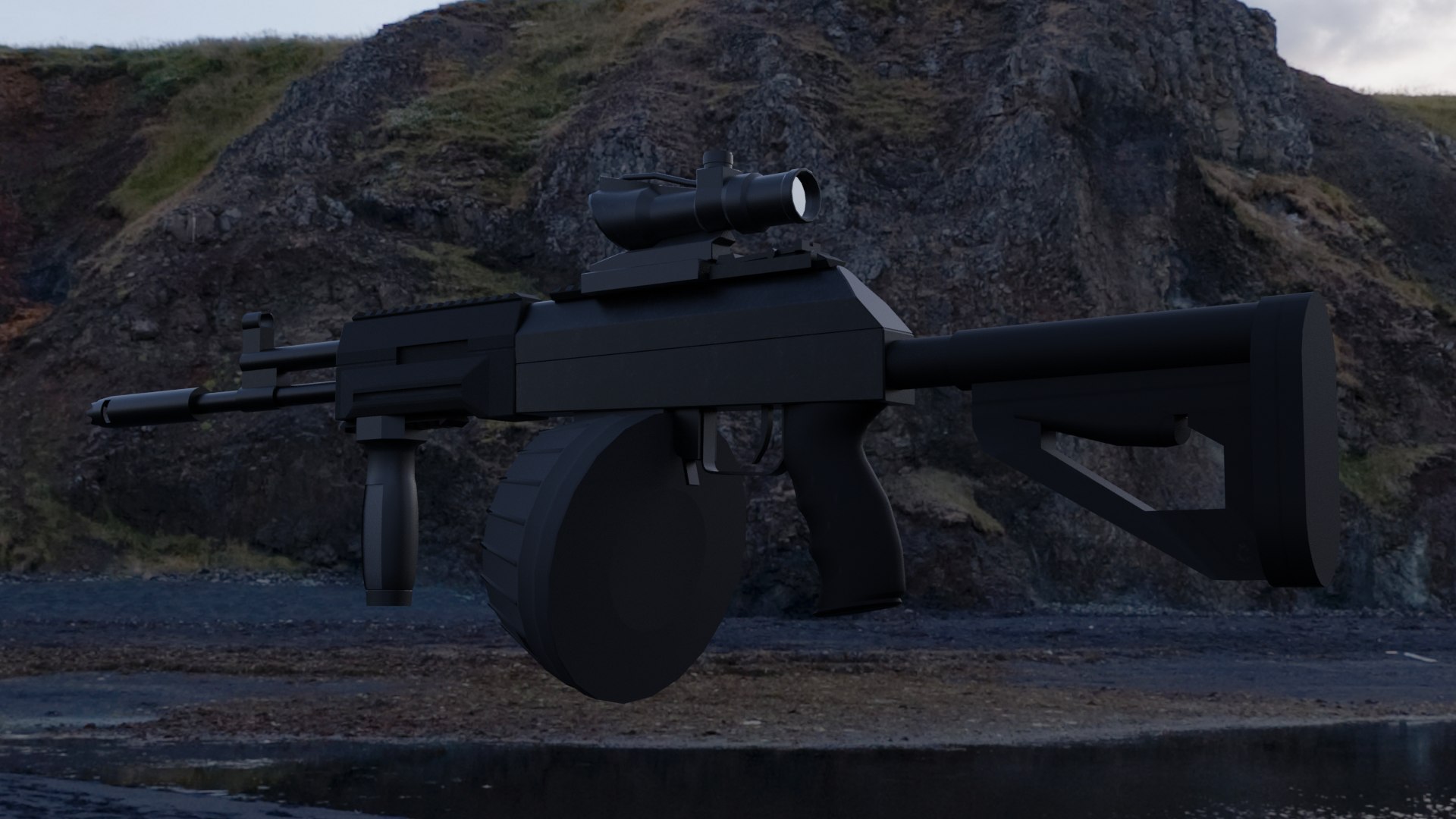 3D Ak-12 Upgrades Model - TurboSquid 1501145