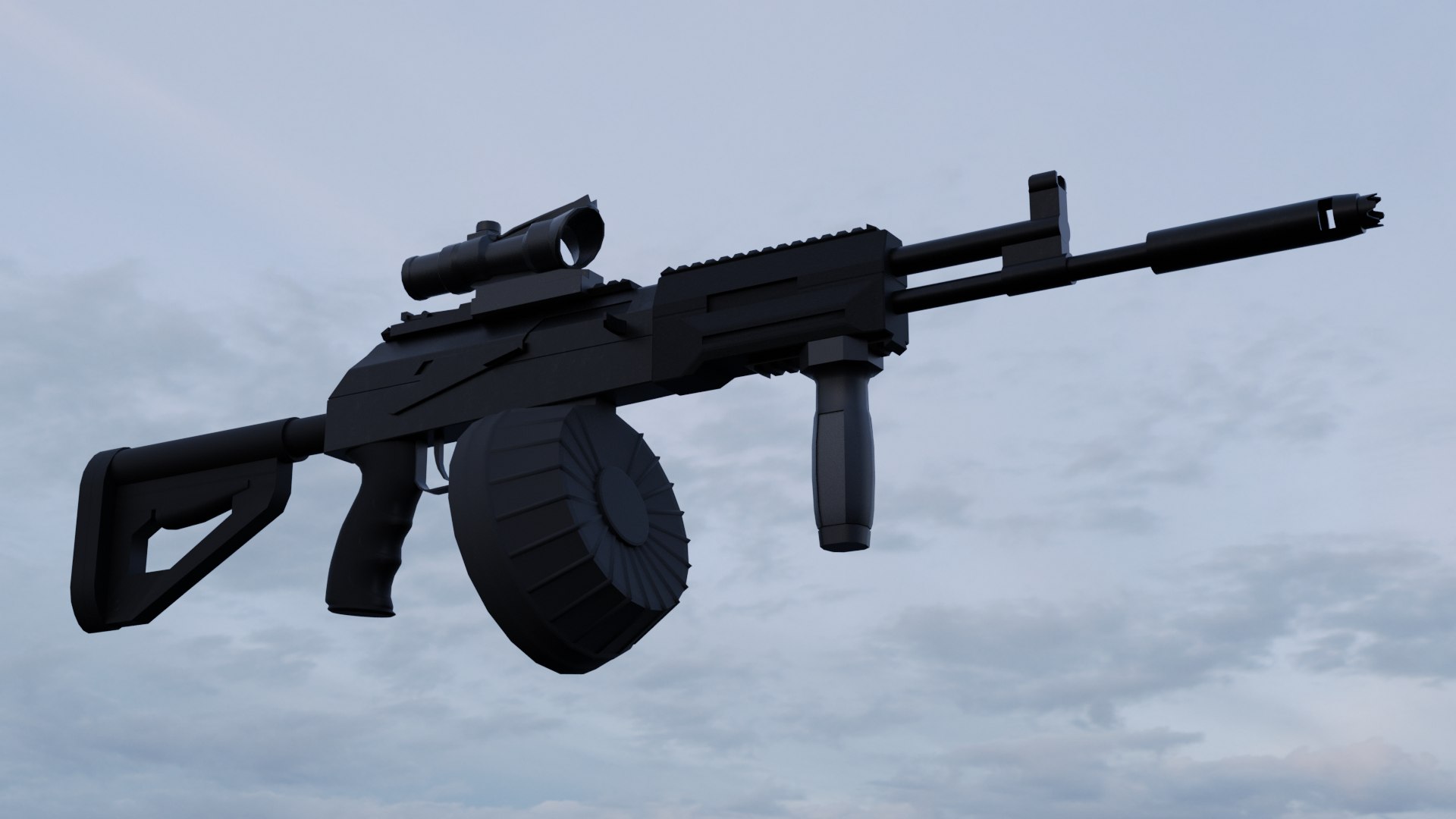 3D Ak-12 Upgrades Model - TurboSquid 1501145