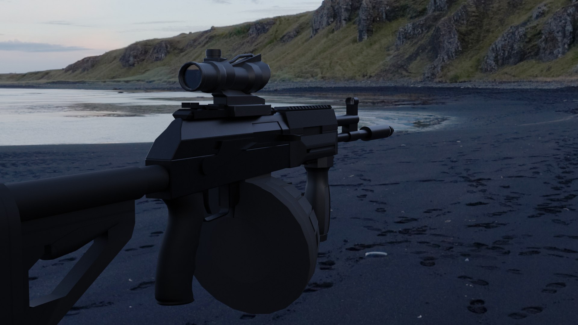 3D Ak-12 Upgrades Model - TurboSquid 1501145