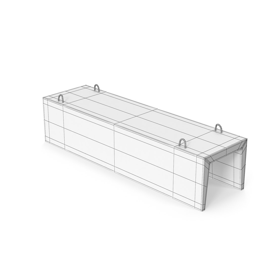 3D model Concrete Trench - TurboSquid 2142082