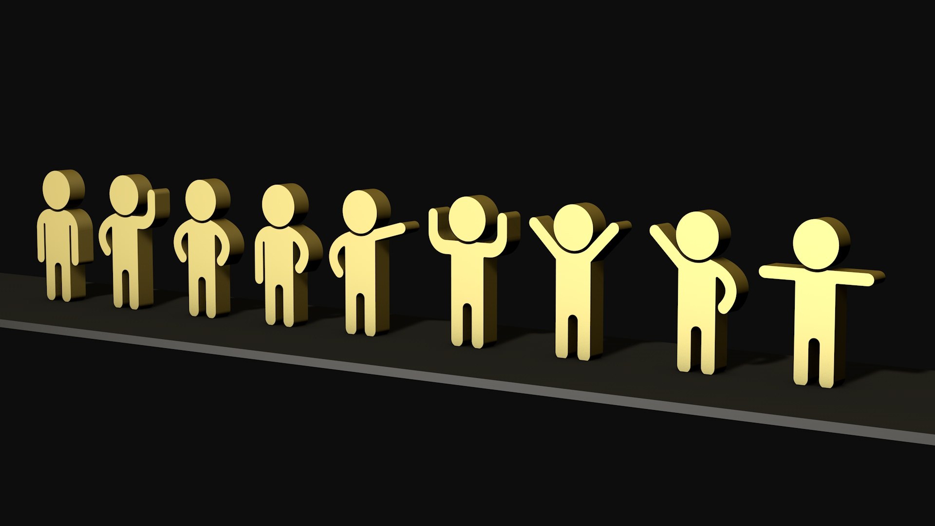 3D Little Man Poses Icons - TurboSquid 2226567