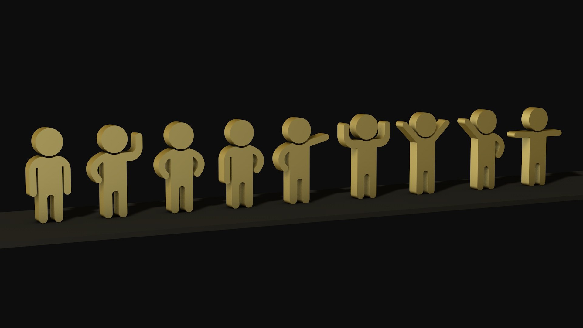 3D Little Man Poses Icons - TurboSquid 2226567