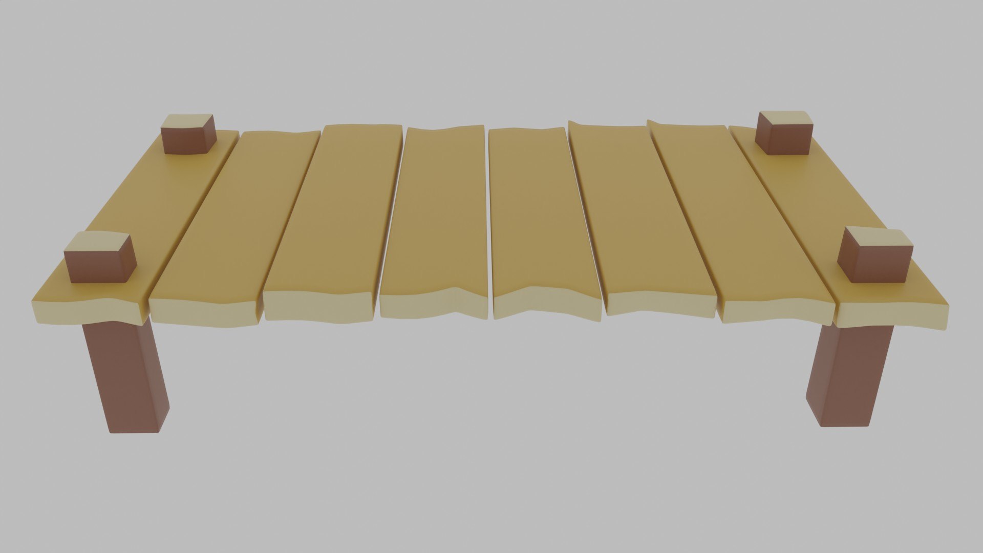 3D Cartoon Bridge Model - TurboSquid 2018139