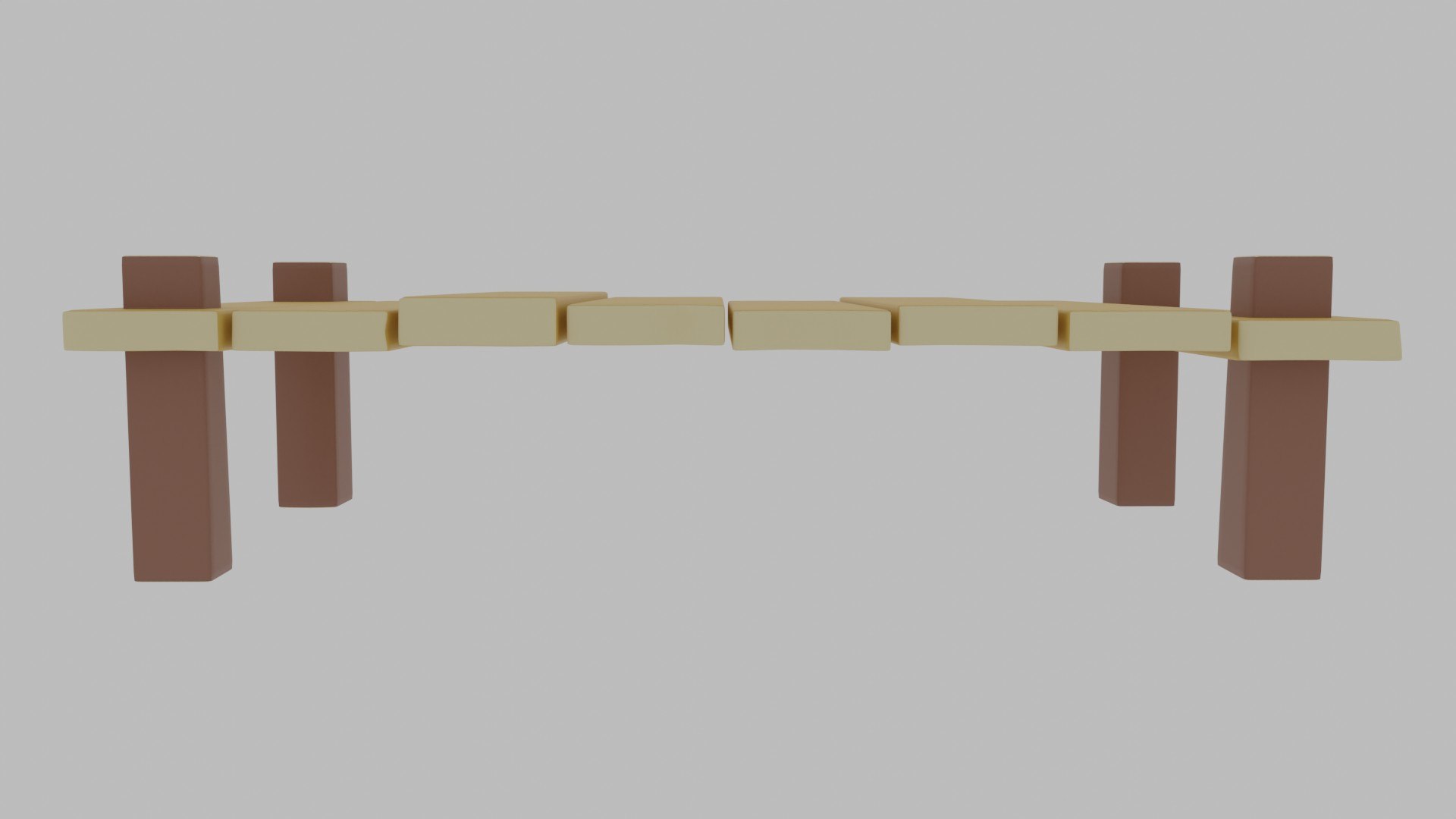 3D Cartoon Bridge Model - TurboSquid 2018139