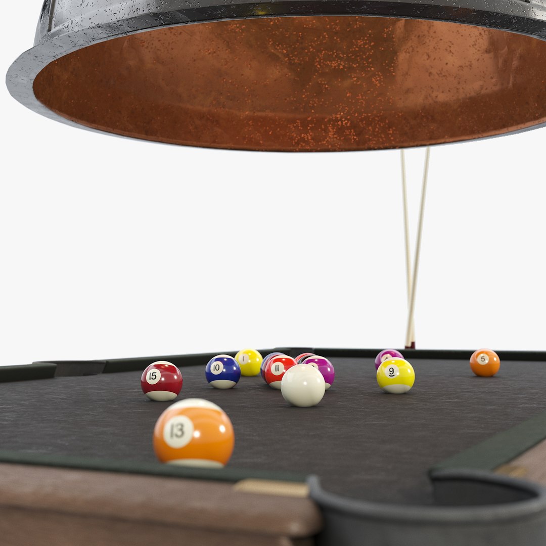Billiards Table 3D Model - TurboSquid 1653576