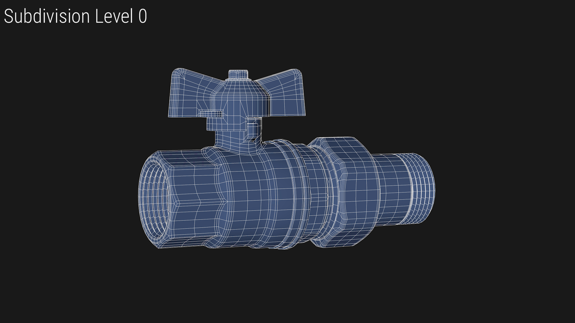 Ball Valve With Coupling Nut DN20 3D Model - TurboSquid 2017894