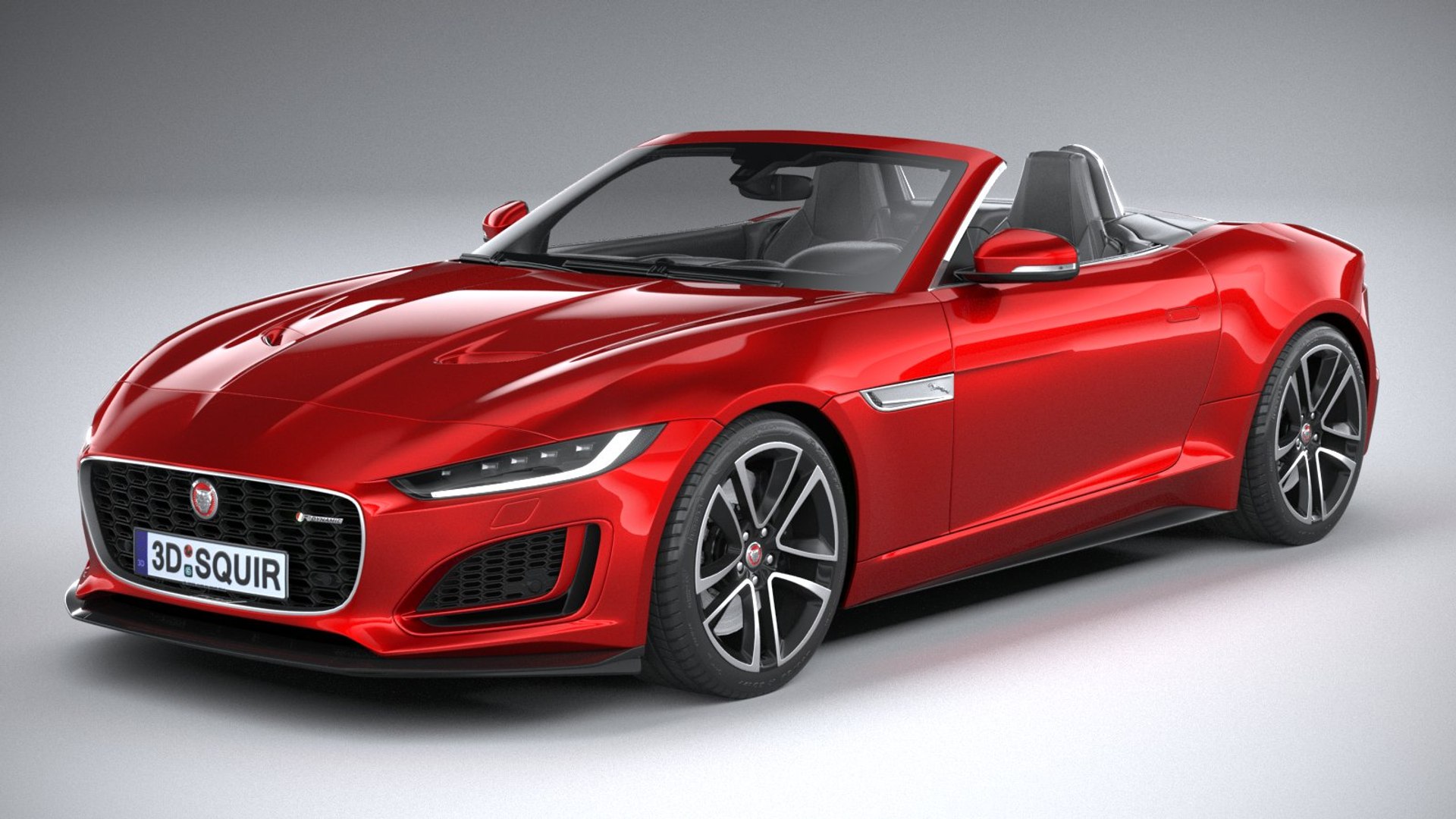 3D F-type Convertible 2021 Model - TurboSquid 1494115