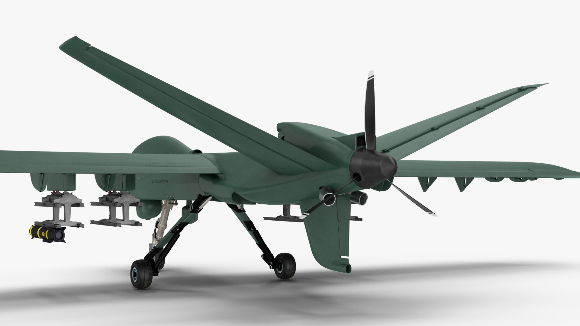 3D Model General Atomics Mojave Rigged - TurboSquid 2027804