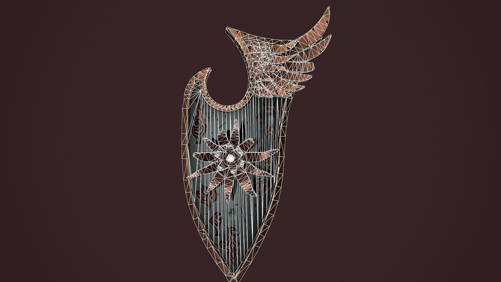 3D Rune Shield Model - TurboSquid 1836593