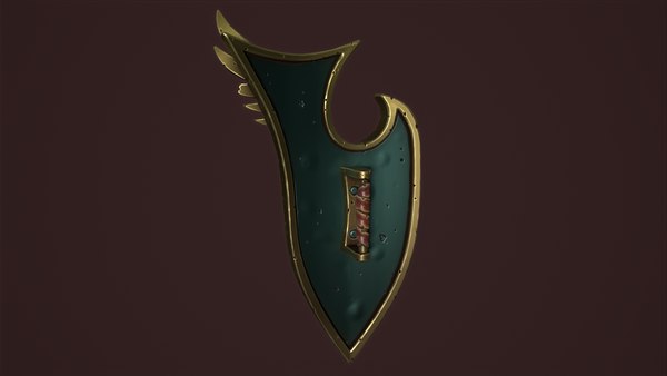 3D Rune shield model - TurboSquid 1836593