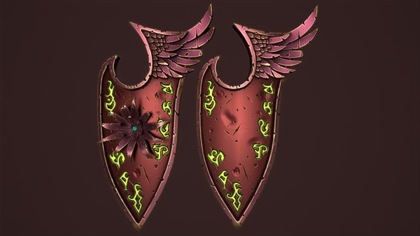 3D Rune shield model - TurboSquid 1836593