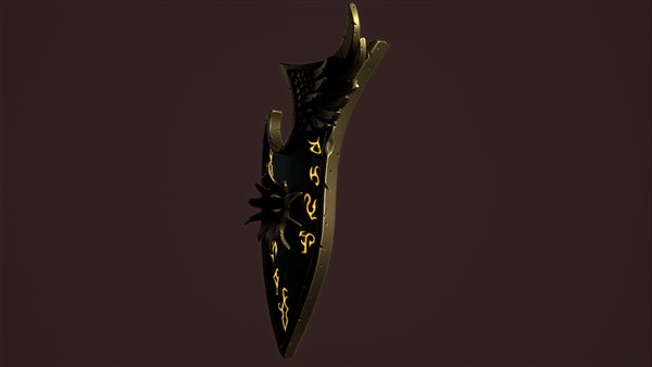 3D Rune shield model - TurboSquid 1836593