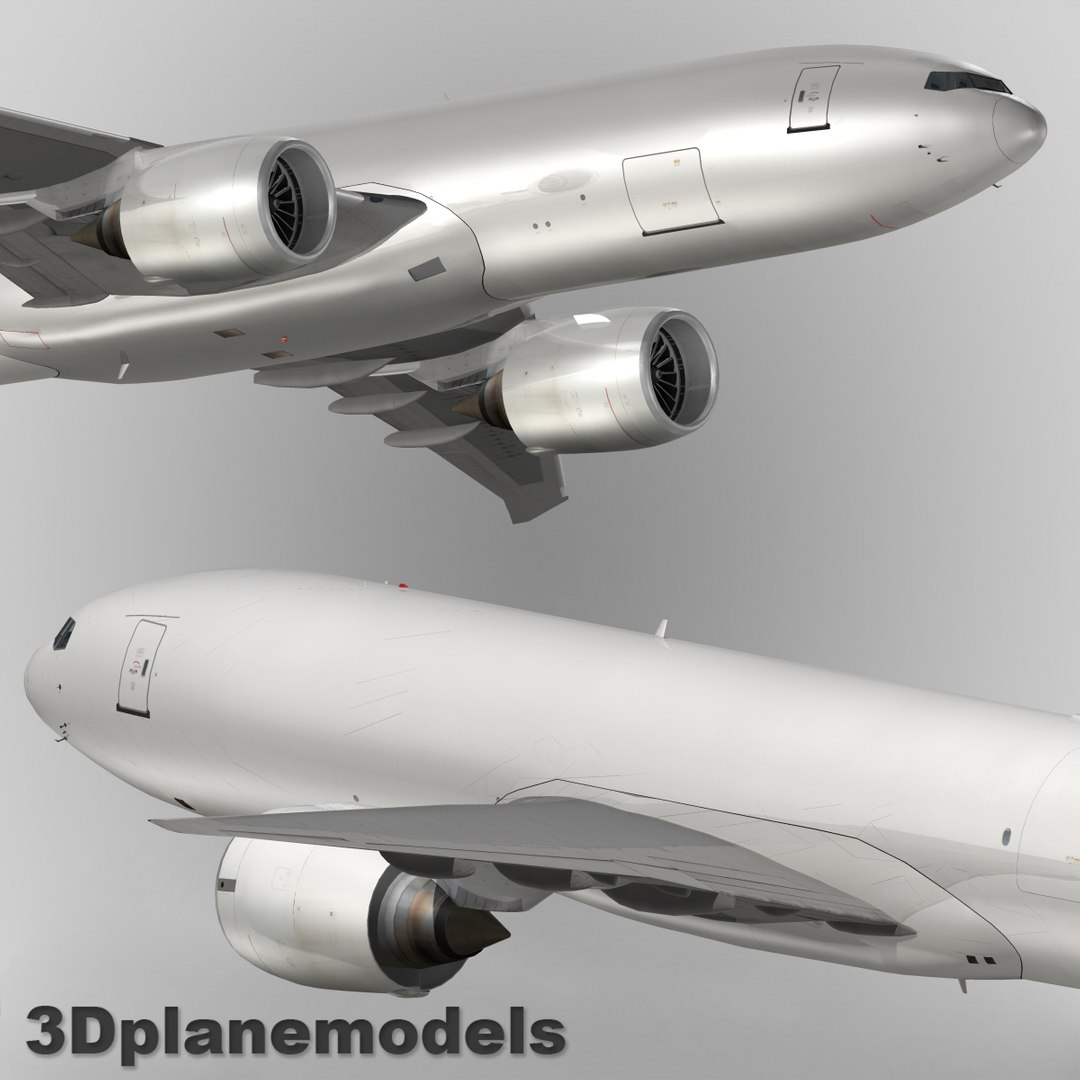 Boeing 777-200f 3d Max