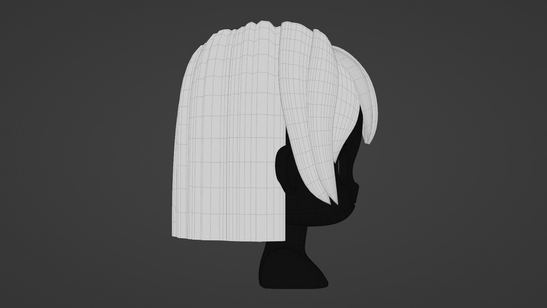 Female Hair Style 13 3D Model - TurboSquid 1965736