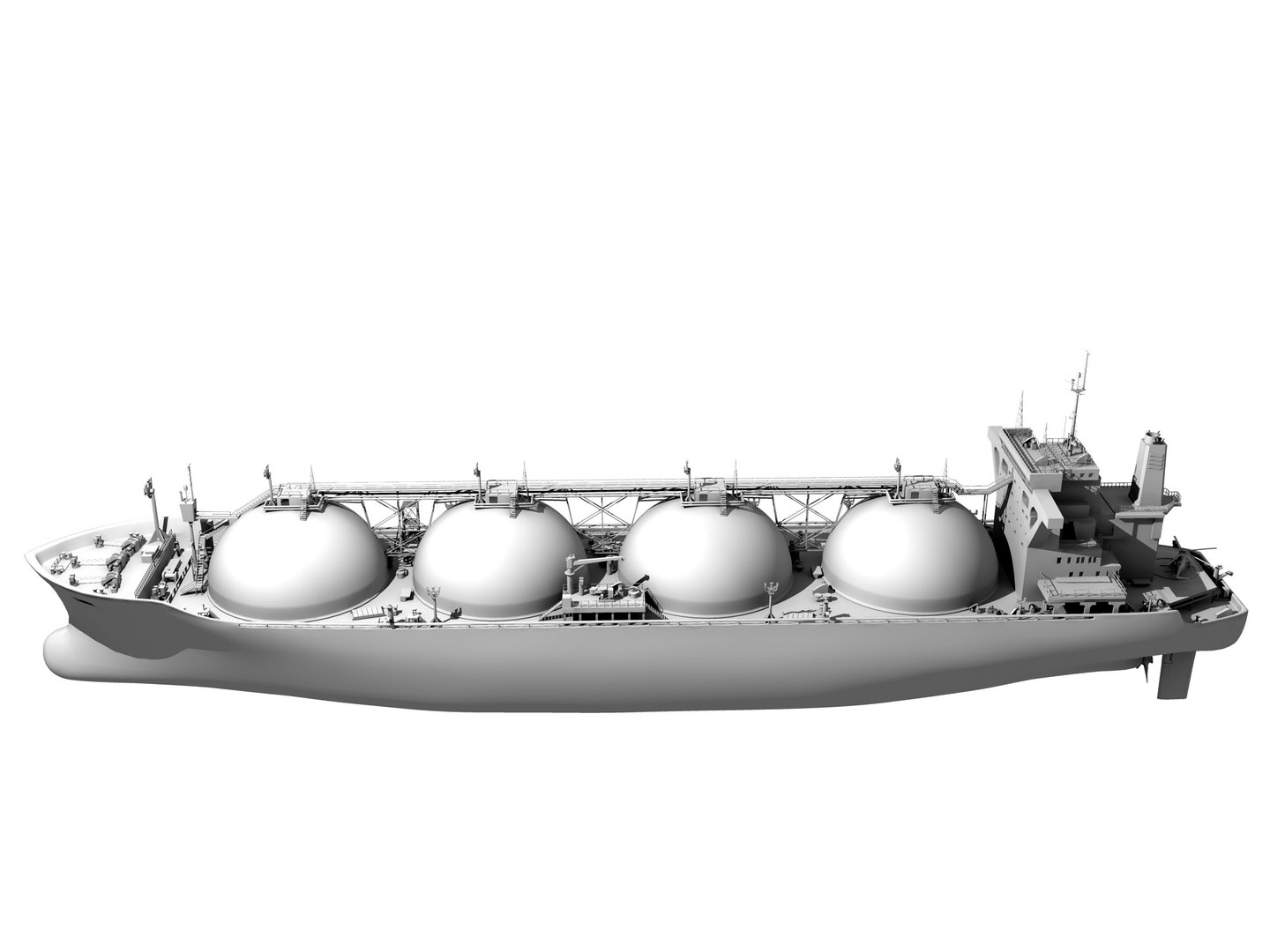 Lng Tanker Ship 3d Max