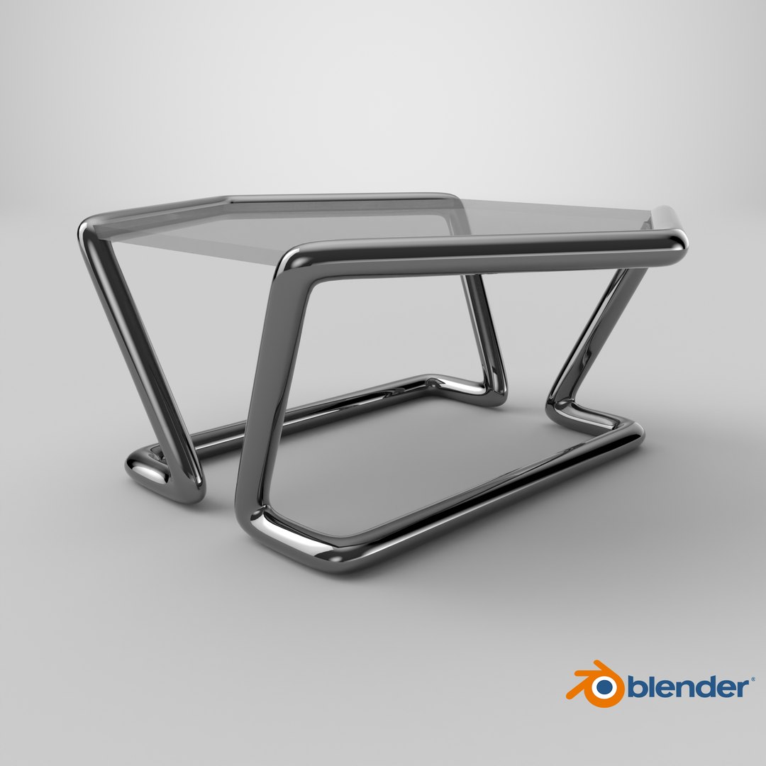 3D Double Frames Hexagonal Table - TurboSquid 2189439