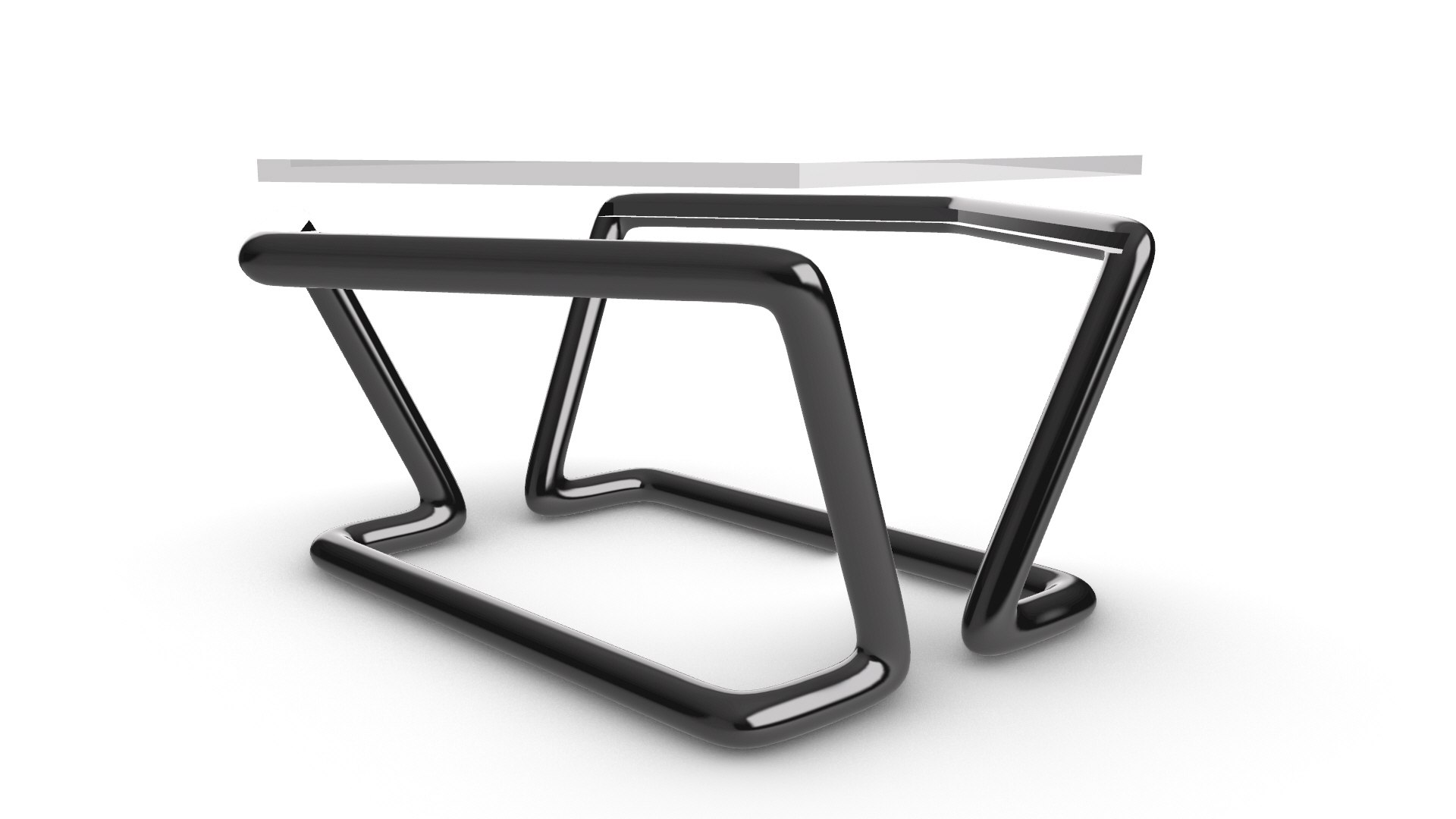3D Double Frames Hexagonal Table - TurboSquid 2189439
