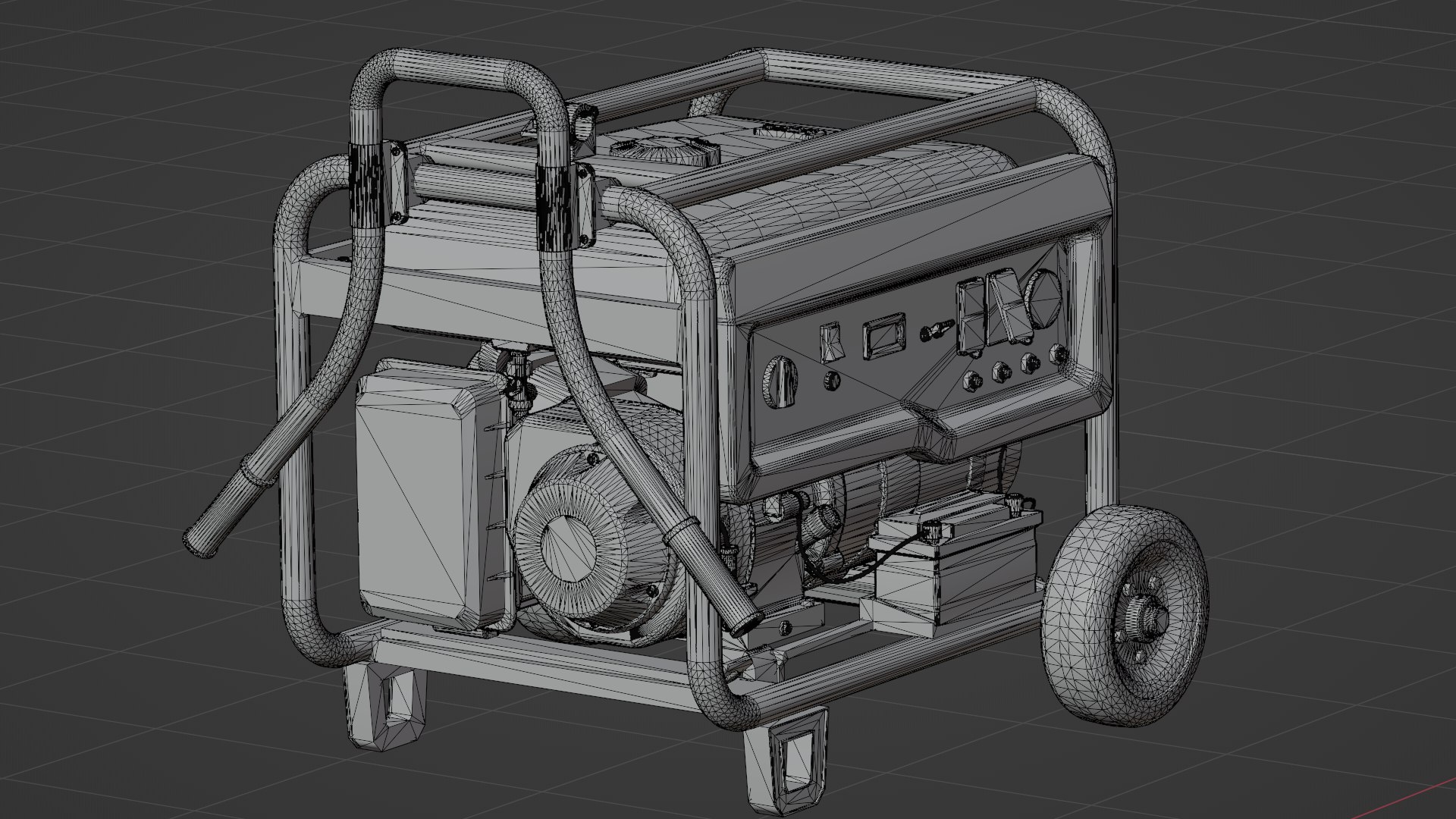 3D Portable Generator - TurboSquid 2380055