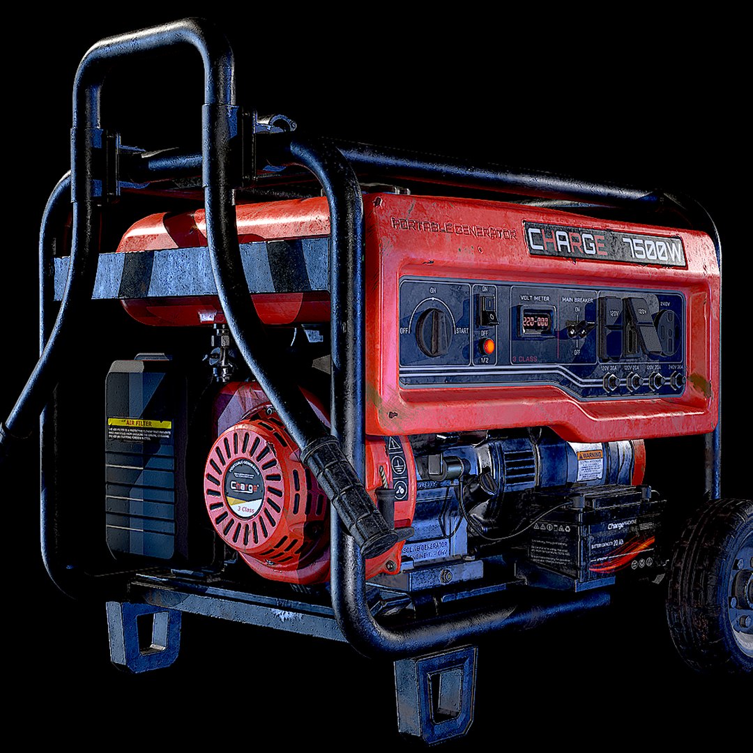 3D Portable Generator - TurboSquid 2380055