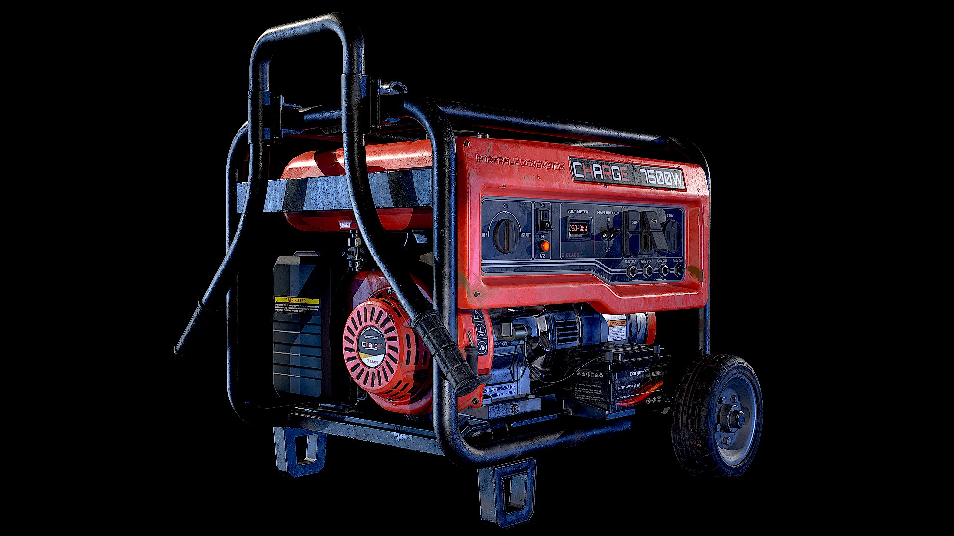 3D Portable Generator - TurboSquid 2380055