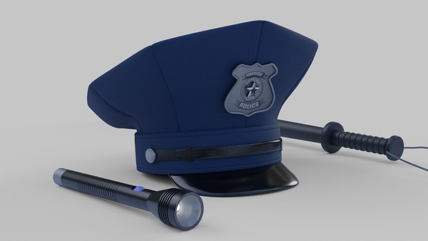 POLICE HAT 3D model - TurboSquid 1978866