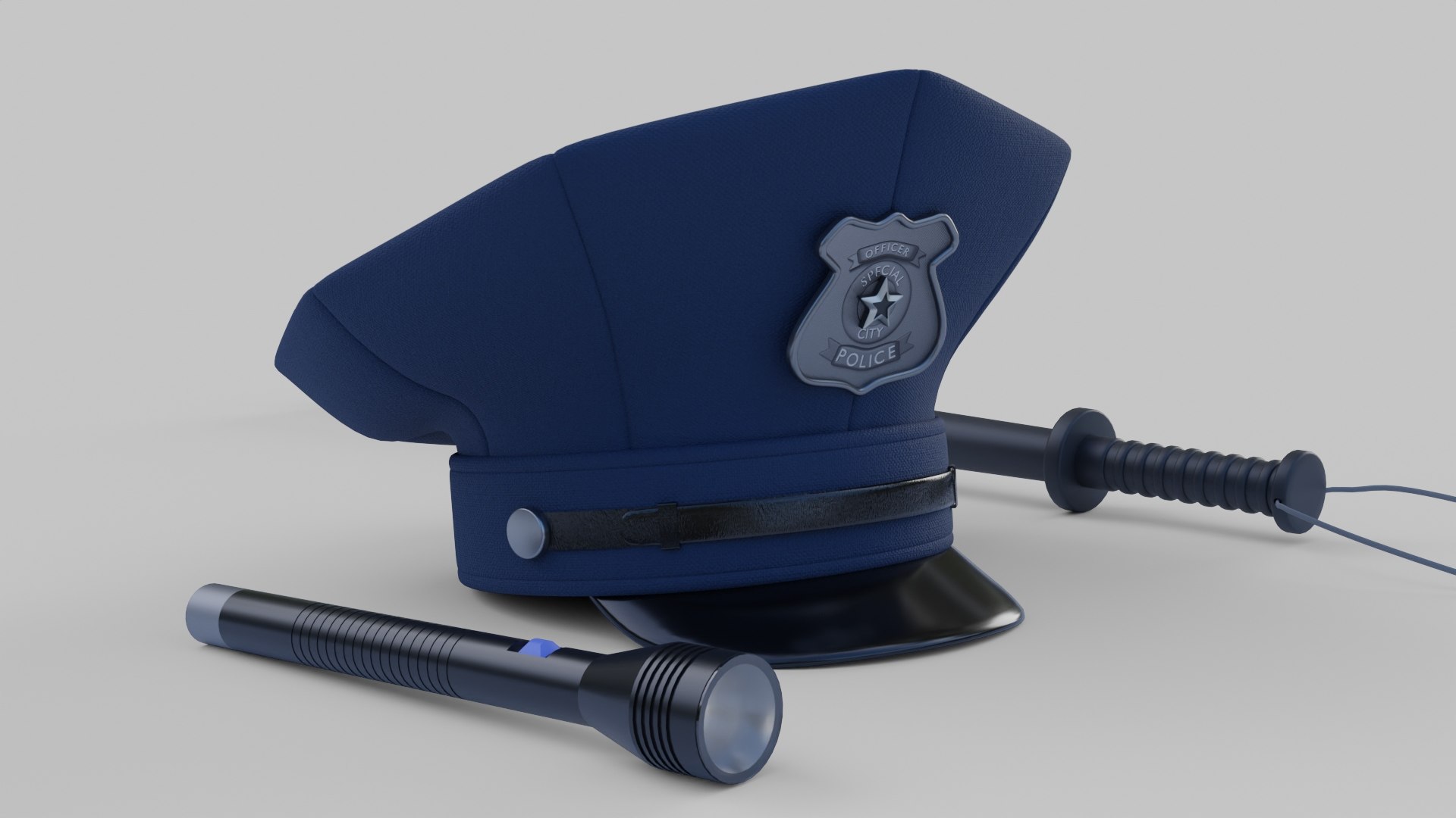 POLICE HAT 3D Model - TurboSquid 1978866