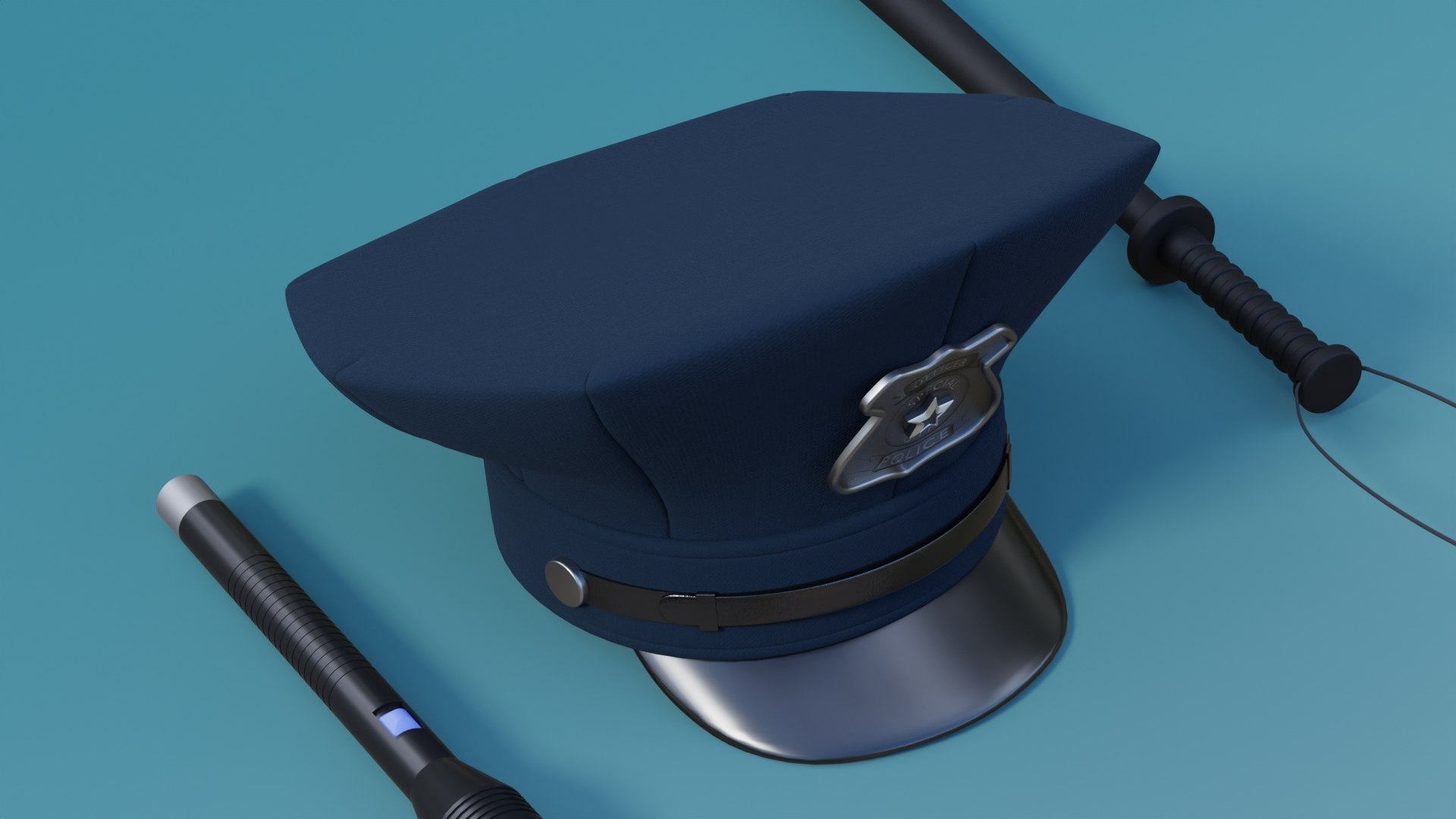 POLICE HAT 3D Model - TurboSquid 1978866