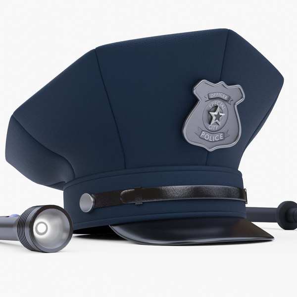 POLICE HAT 3D model - TurboSquid 1978866