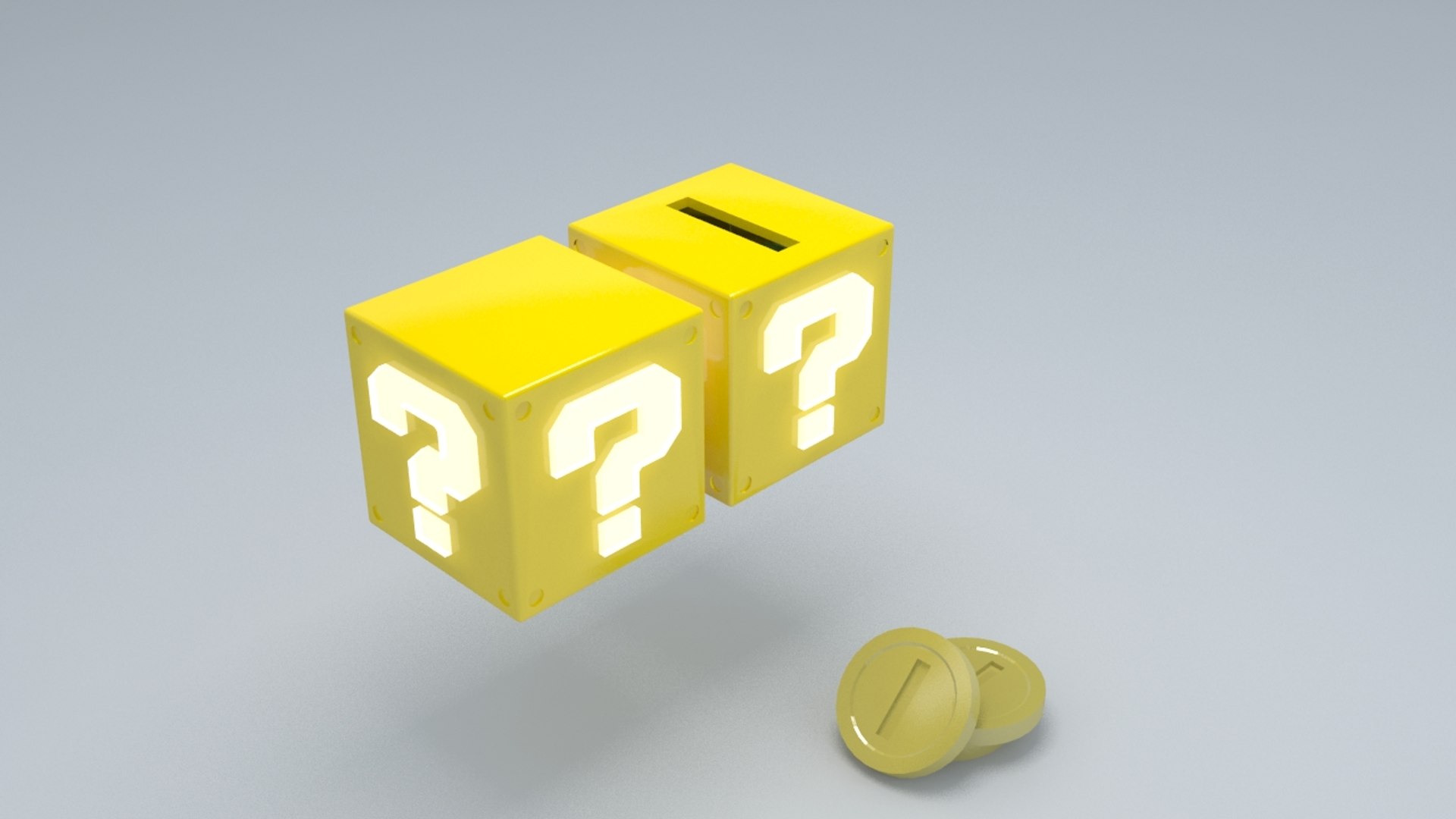 Nintendo Mario Bros Box 3d Model