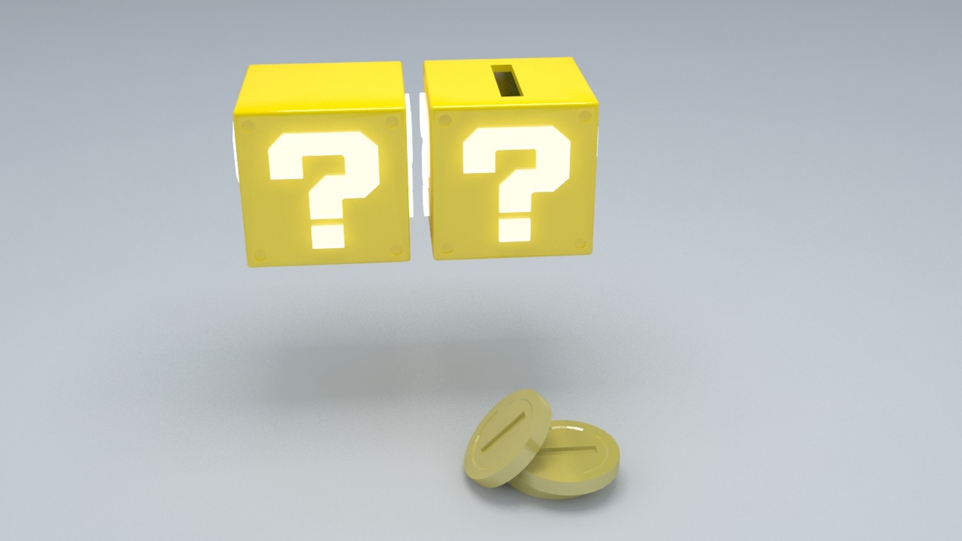 Nintendo Mario Bros Box 3d Model