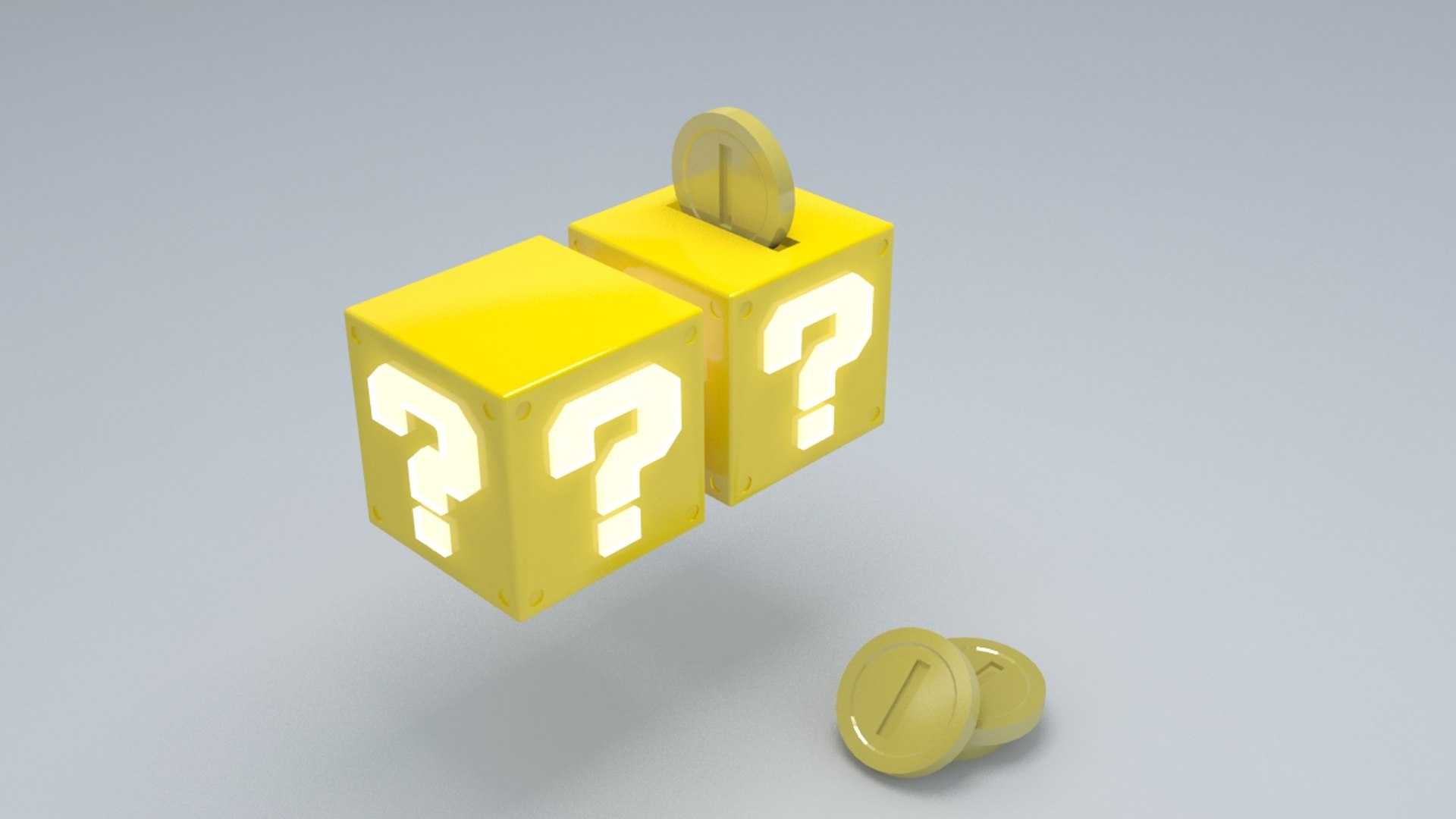 Nintendo Mario Bros Box 3d Model