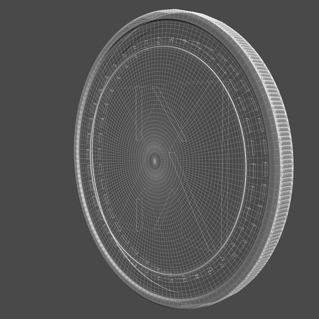 3D Karma Cryptocurrency Gold Coin - TurboSquid 1856998