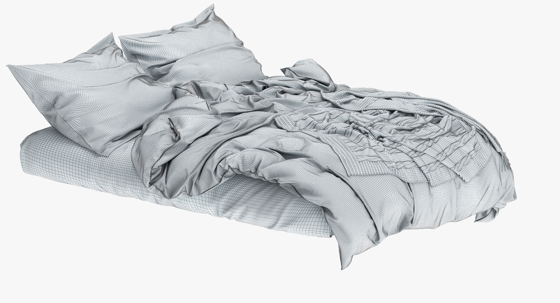 Bed Photorealistic Realistic 3d Model