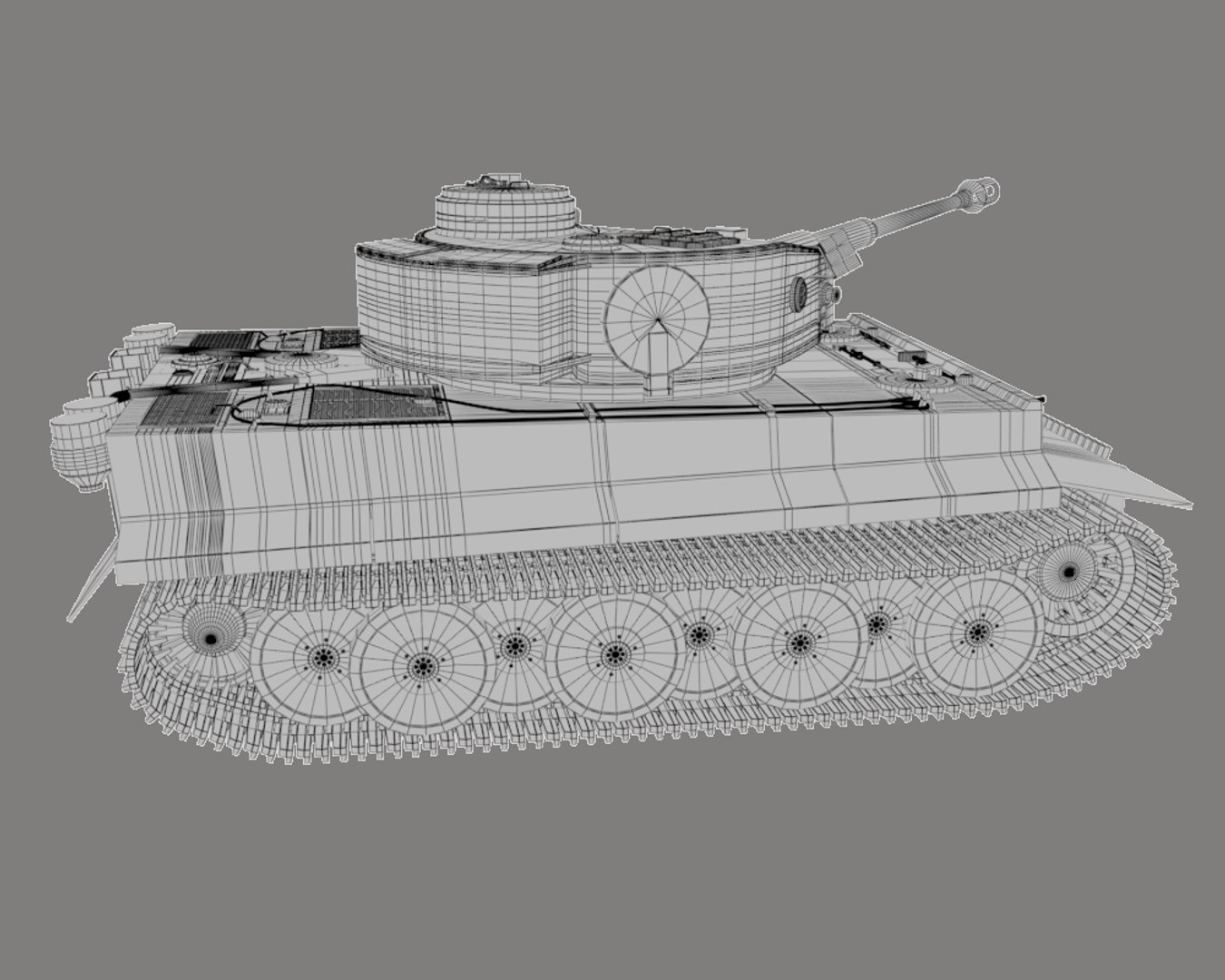3D Tiger Tank - TurboSquid 1224473