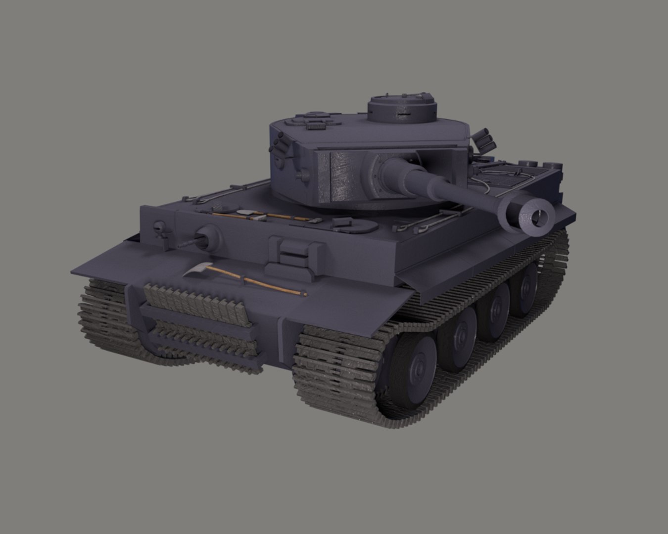 3D Tiger Tank - TurboSquid 1224473