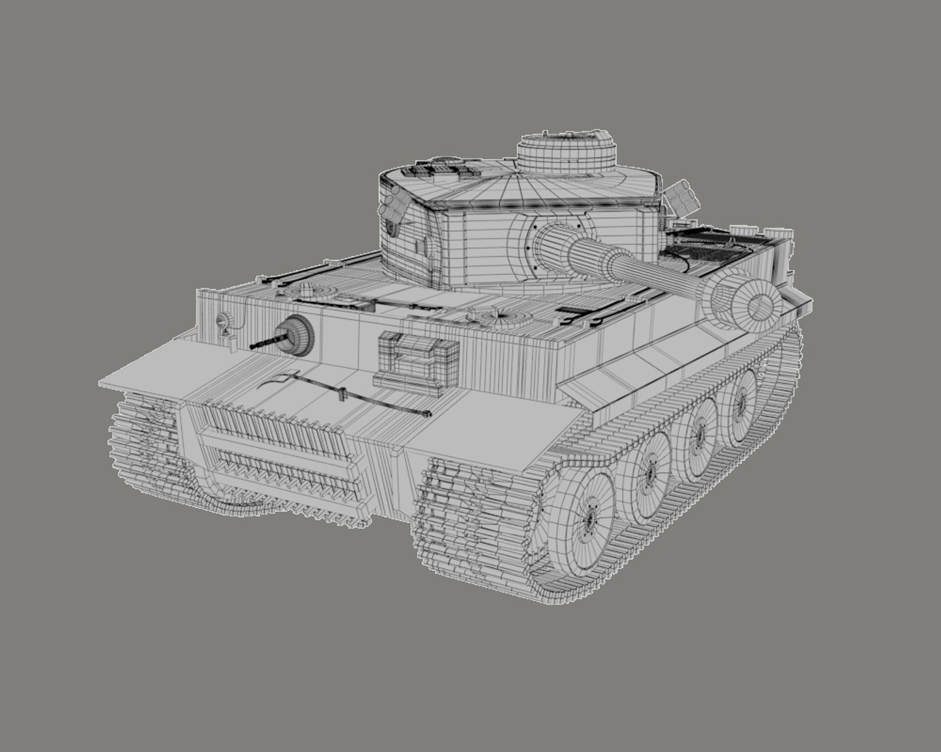 3D Tiger Tank - TurboSquid 1224473