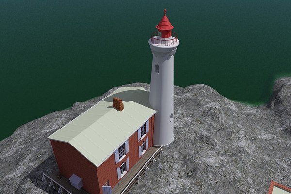 lighthouse light house 3d max
