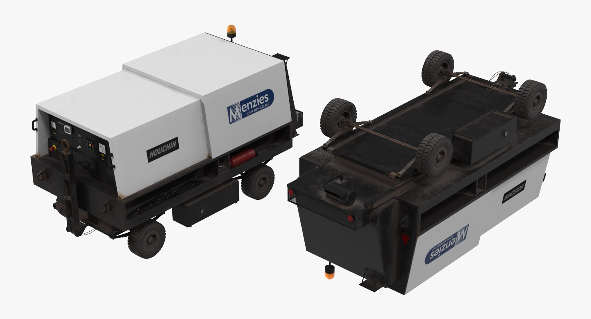 Airport Ground Power Unit 3d Obj