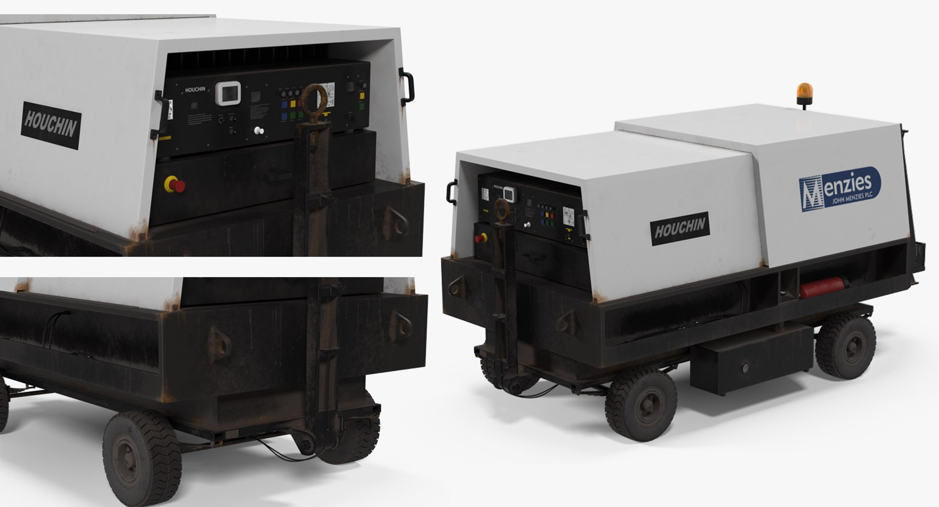Airport Ground Power Unit 3d Obj