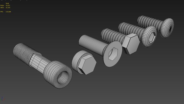 Wood Screw 3D Models for Download | TurboSquid