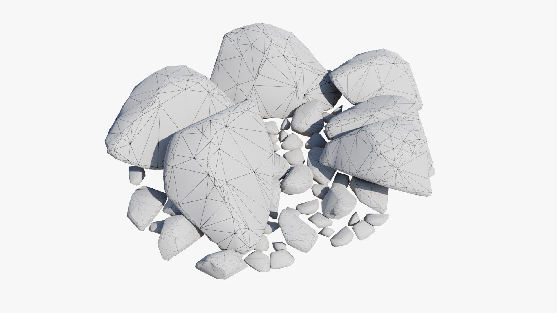 3D Scattered Rocks V2 - TurboSquid 2243049