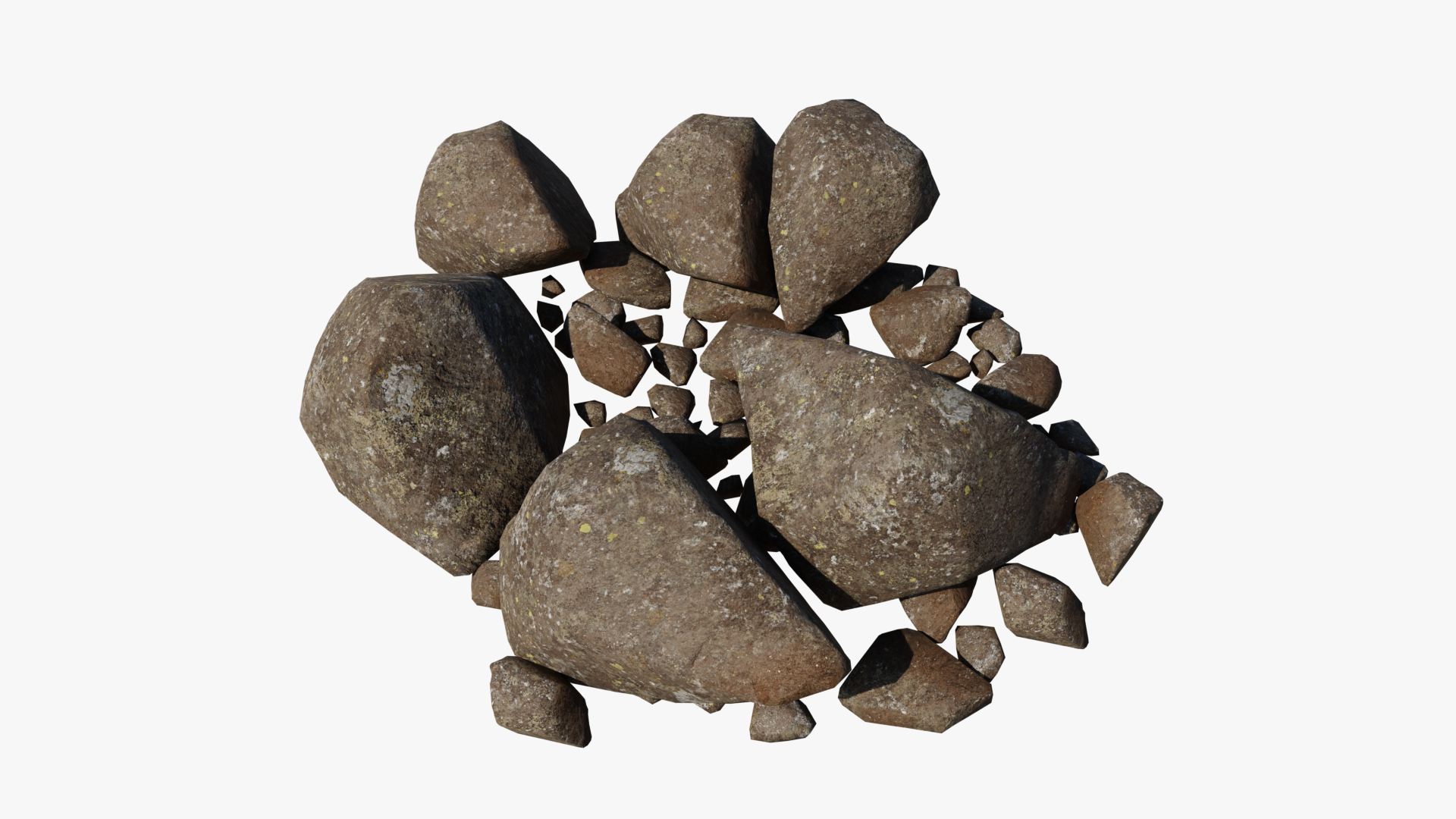 3D Scattered Rocks V2 - TurboSquid 2243049