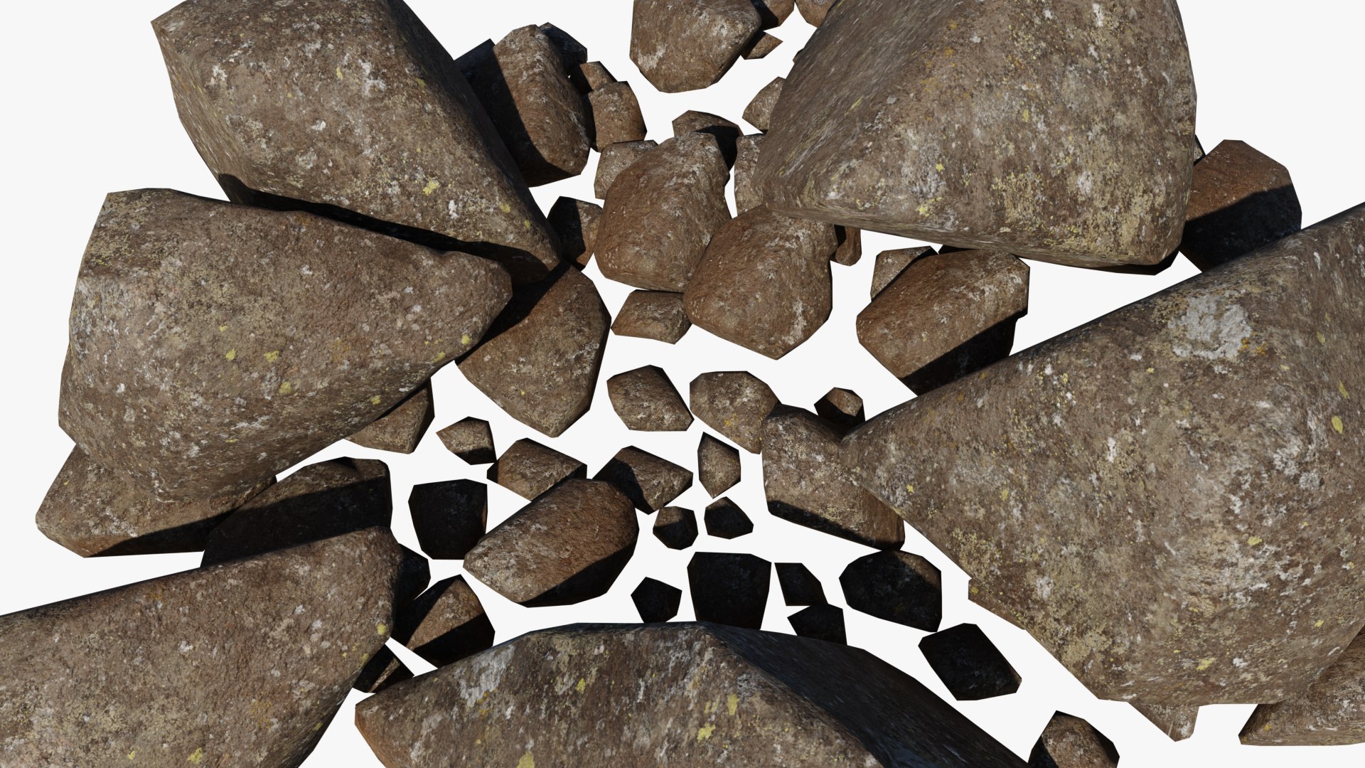 3D Scattered Rocks V2 - TurboSquid 2243049