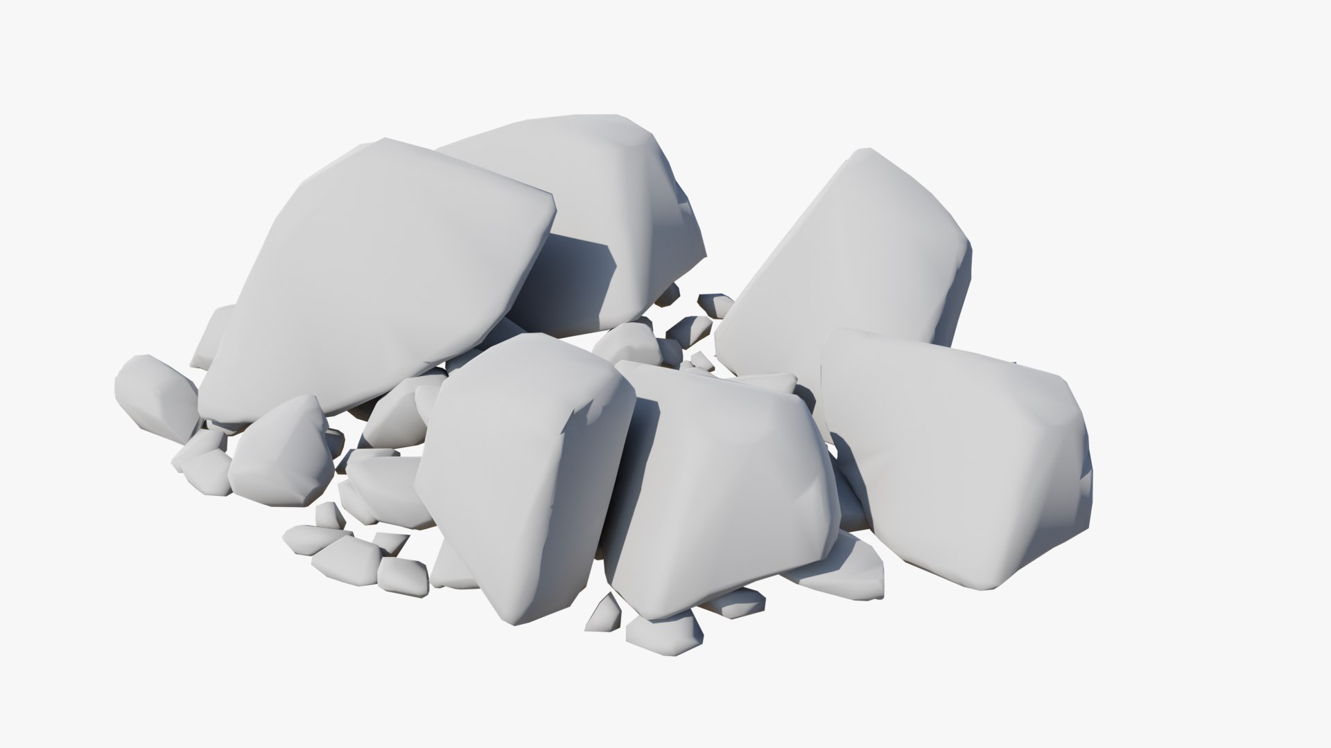 3D Scattered Rocks V2 - TurboSquid 2243049