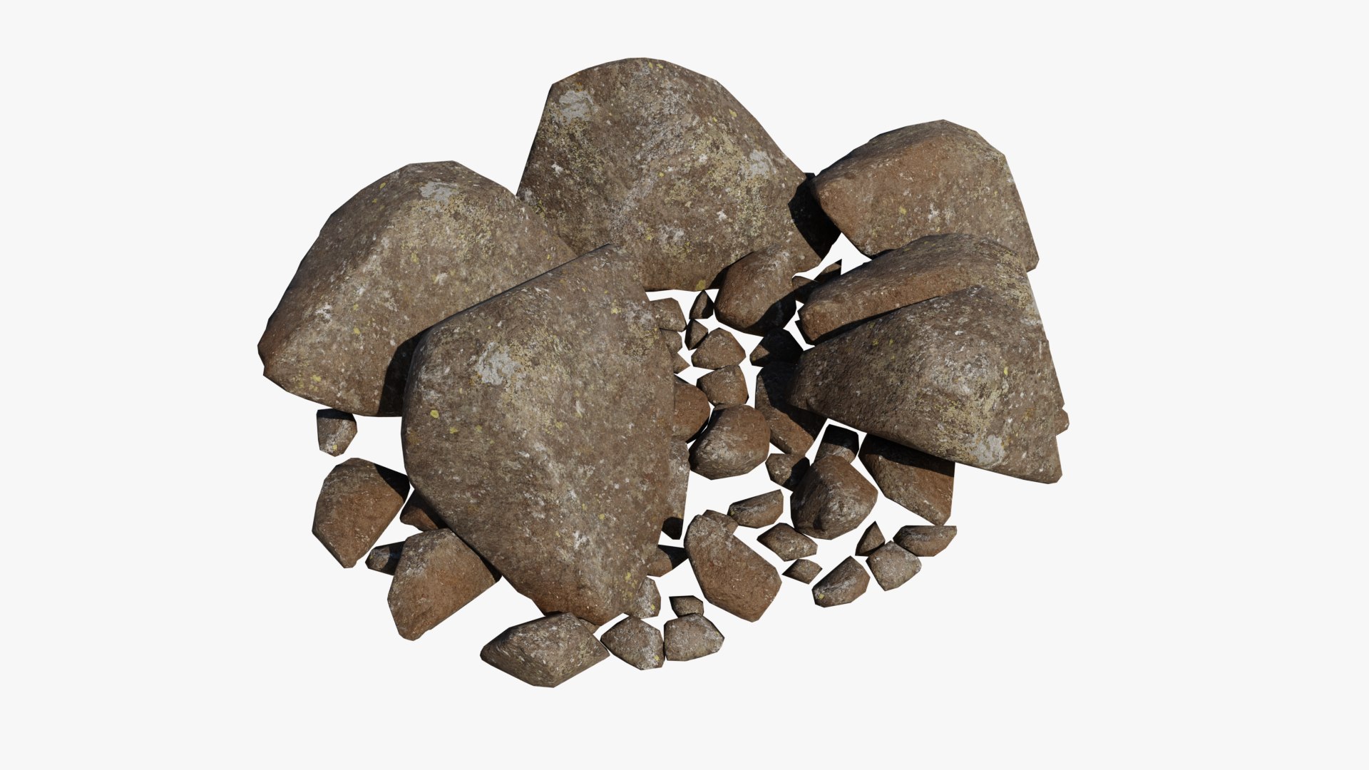3D Scattered Rocks V2 - TurboSquid 2243049