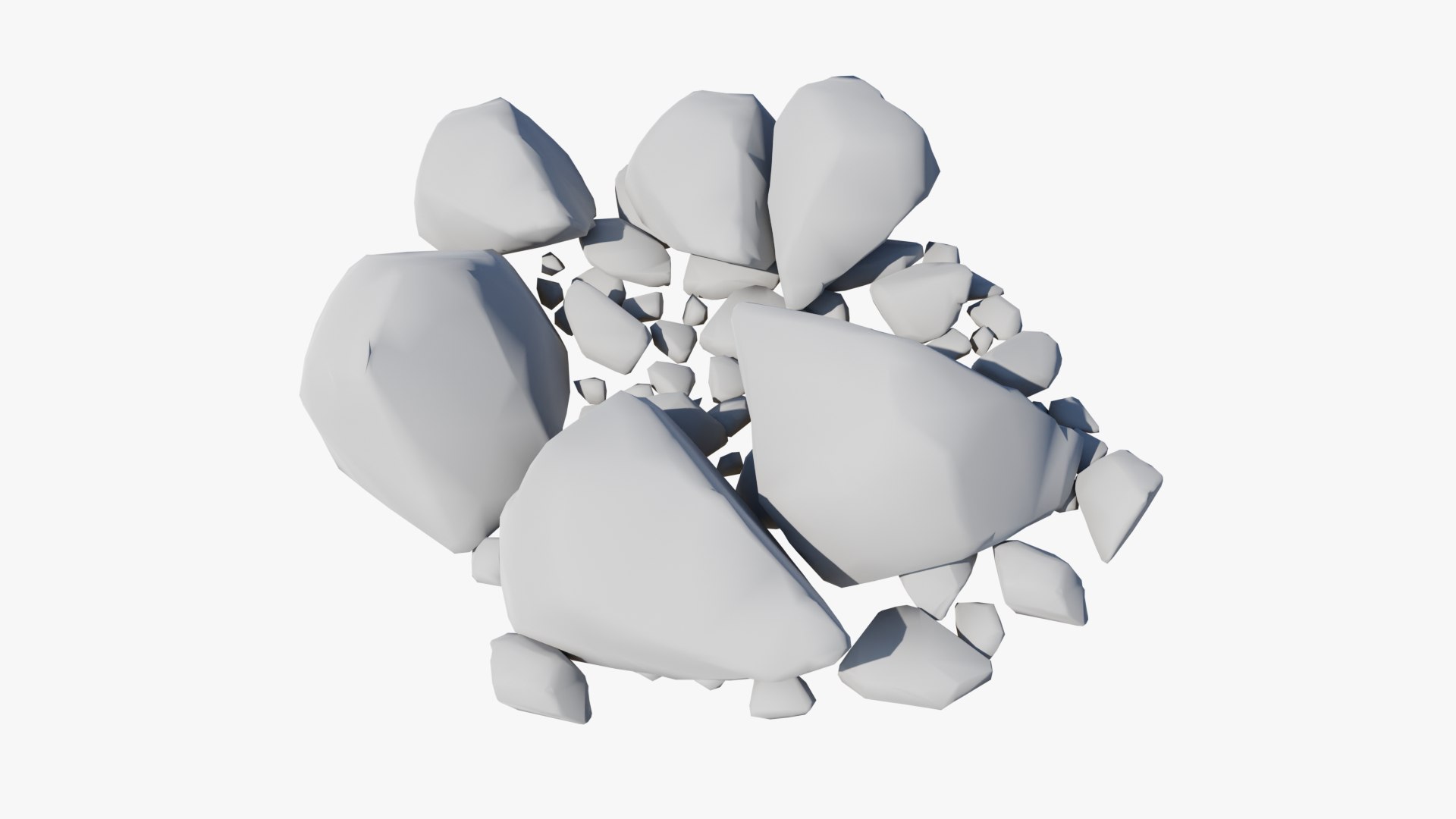 3D Scattered Rocks V2 - TurboSquid 2243049