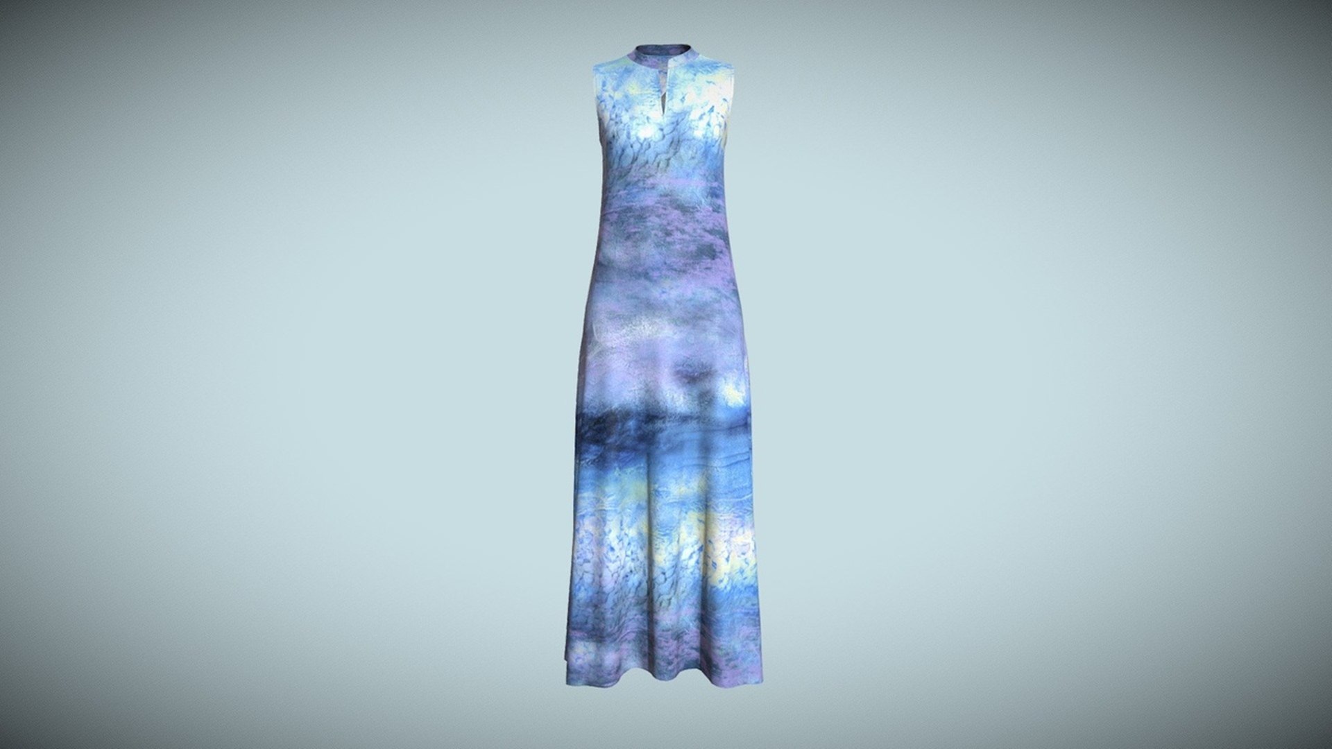 Girls Blue Dress In Low Poly 3D - TurboSquid 2378544