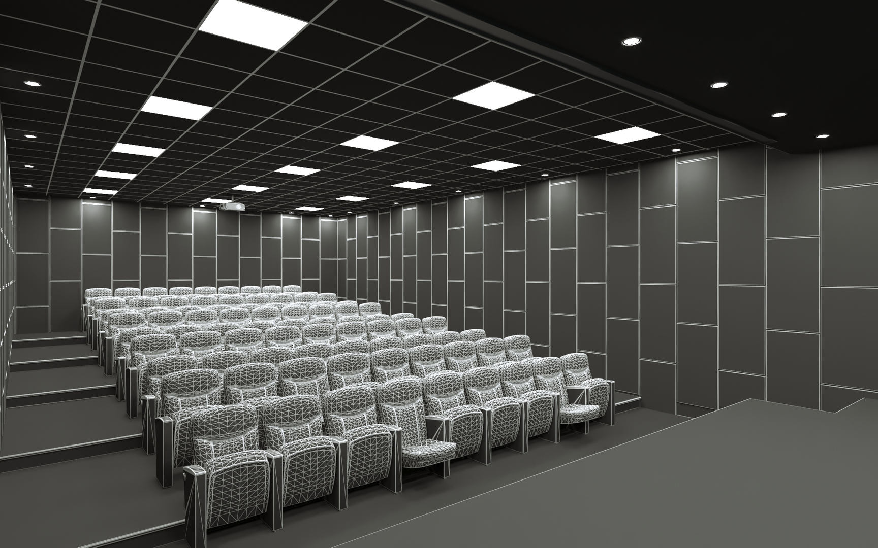 Hall design 3D model - TurboSquid 1700598