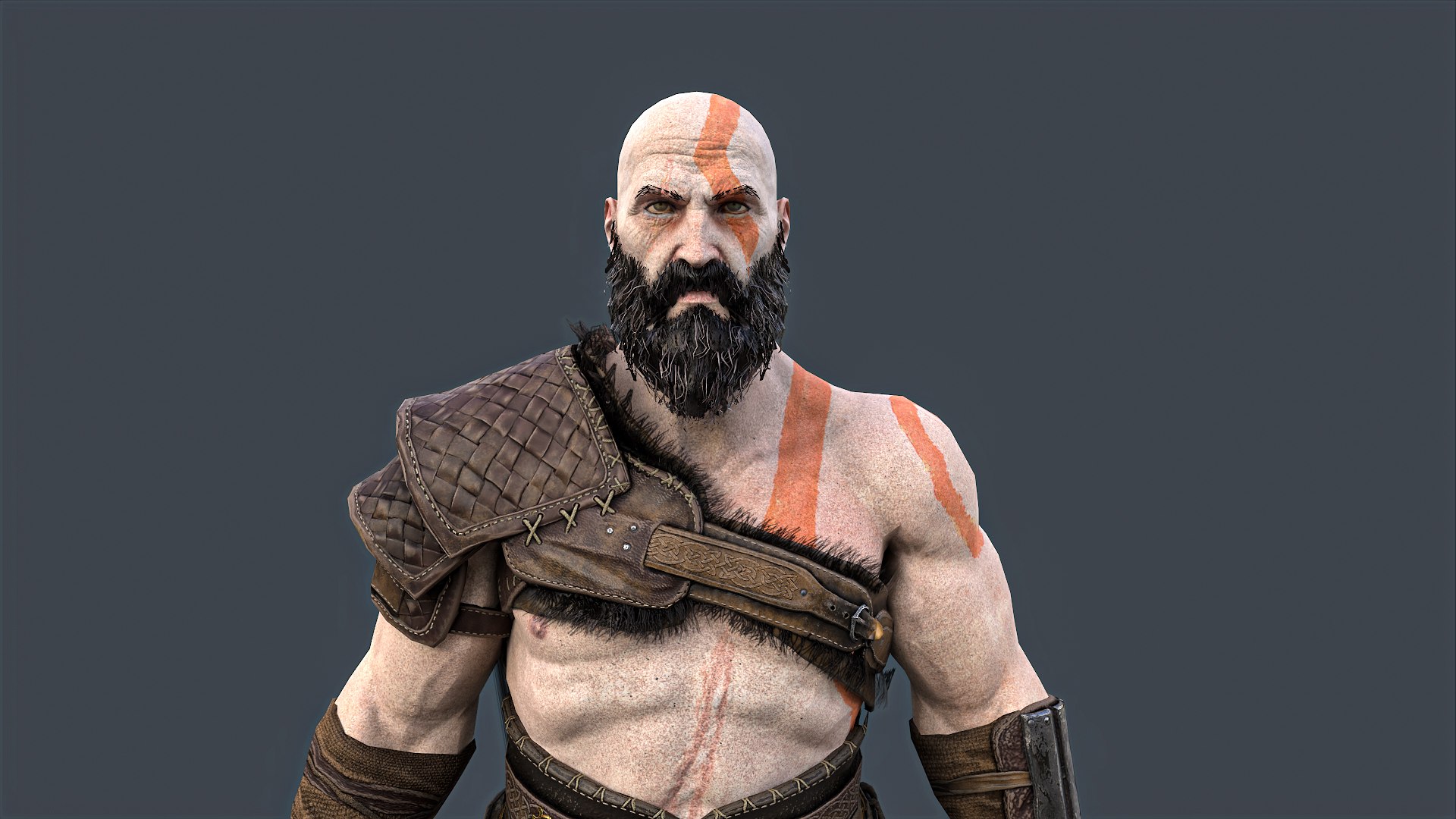 3D God Of War - Kratos - Game Character Model - TurboSquid 2027656